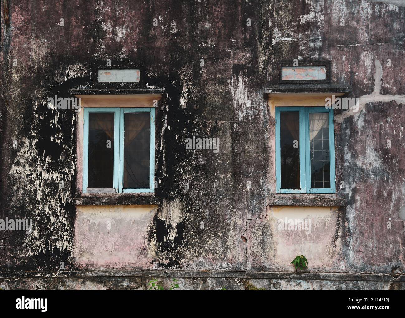Wooden window of ancient house in old town of Phu Quoc, Vietnam Stock ...