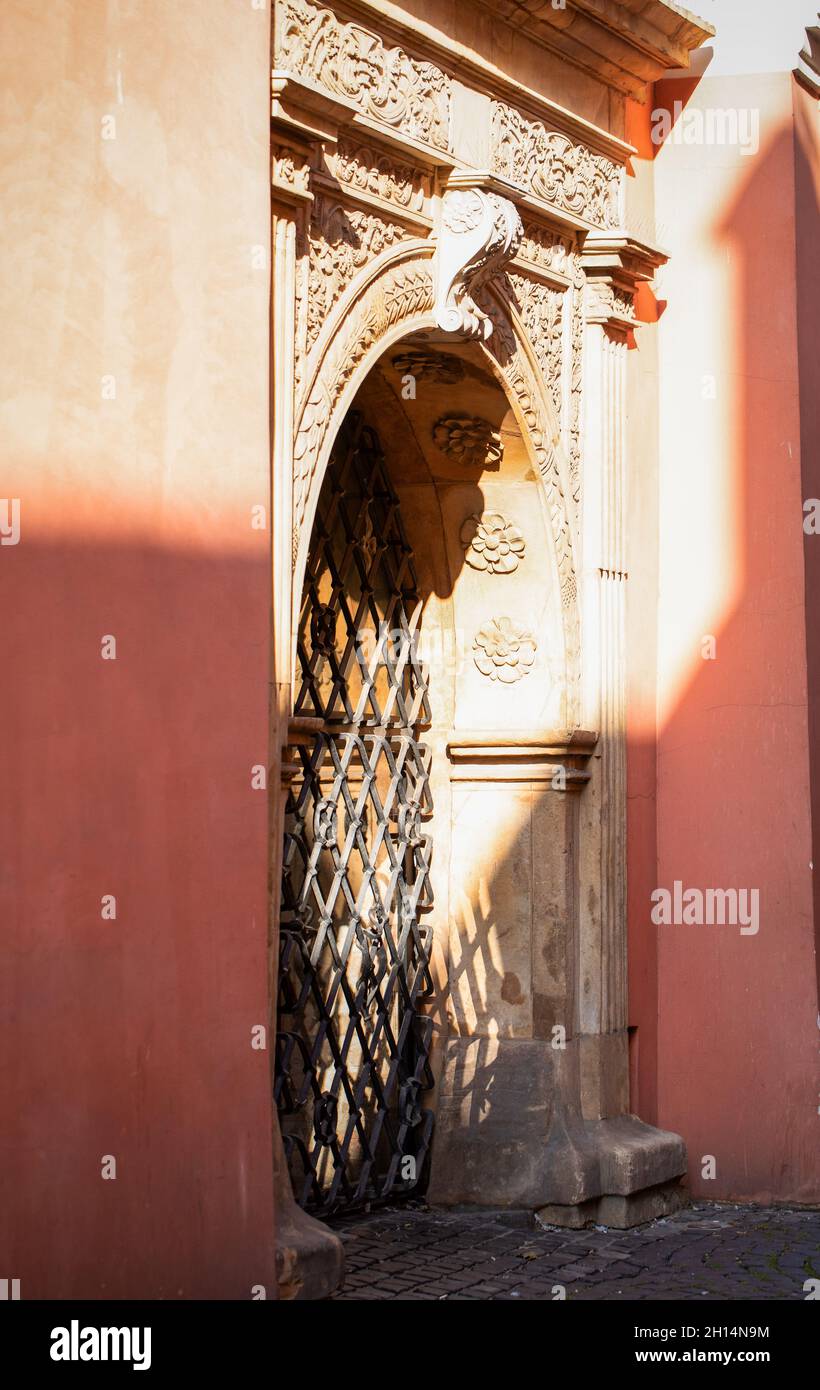 Poznan, Poland - Streets around the old town in the city. Landmarks and ...
