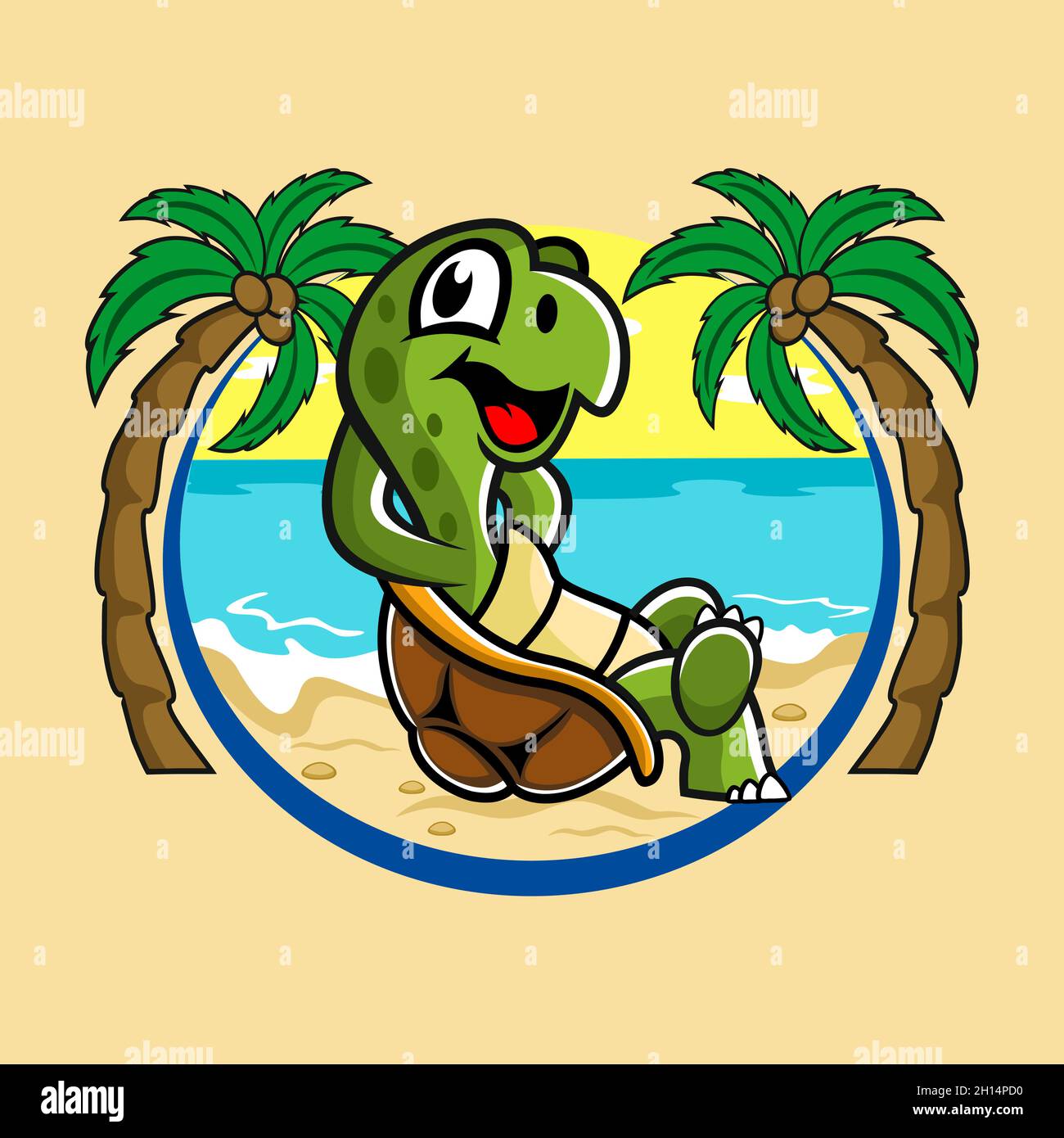 Reptile resting Stock Vector Images - Alamy