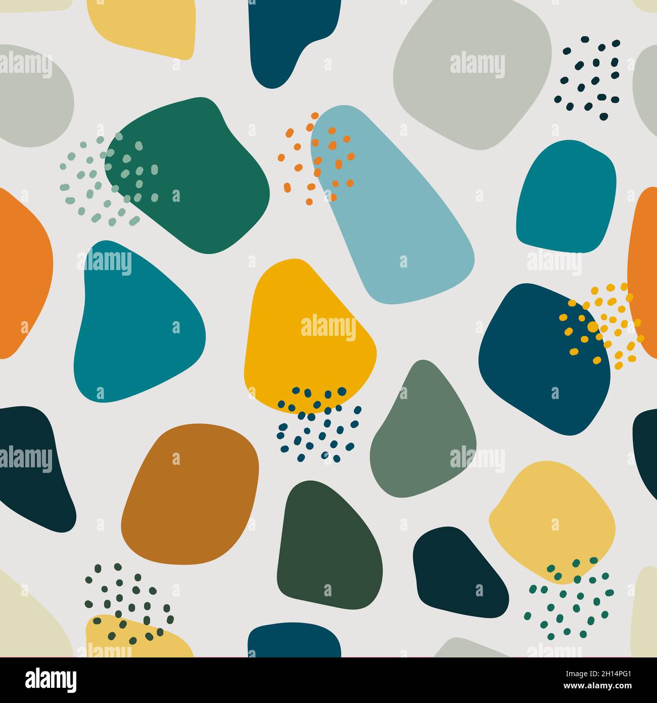 Hand drawn organic shapes Stock Vector Images - Alamy