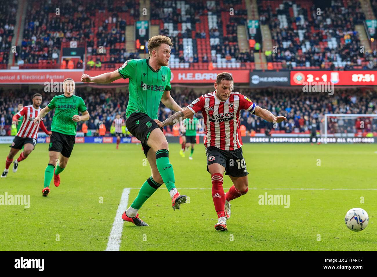 Billy Sharp #10 of Sheffield United on the attack Stock Photo - Alamy