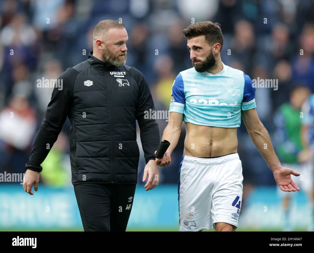 Deepdale Stadium, Preston, Lancashire, UK. 16th Oct, 2021. EFL ...