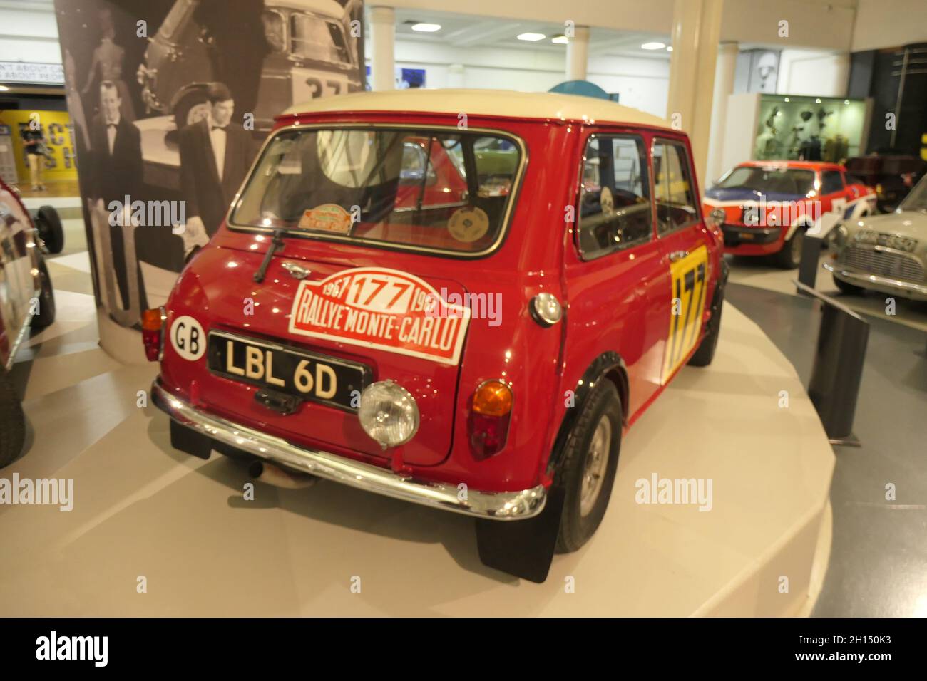 Mini Cooper S UK Monte Carlo Rally winner Morris mini car red Timo ...