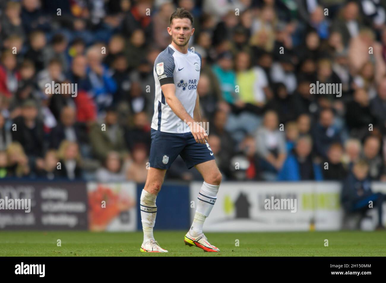 Alan Browne #8 of Preston North End in action during the game Stock ...