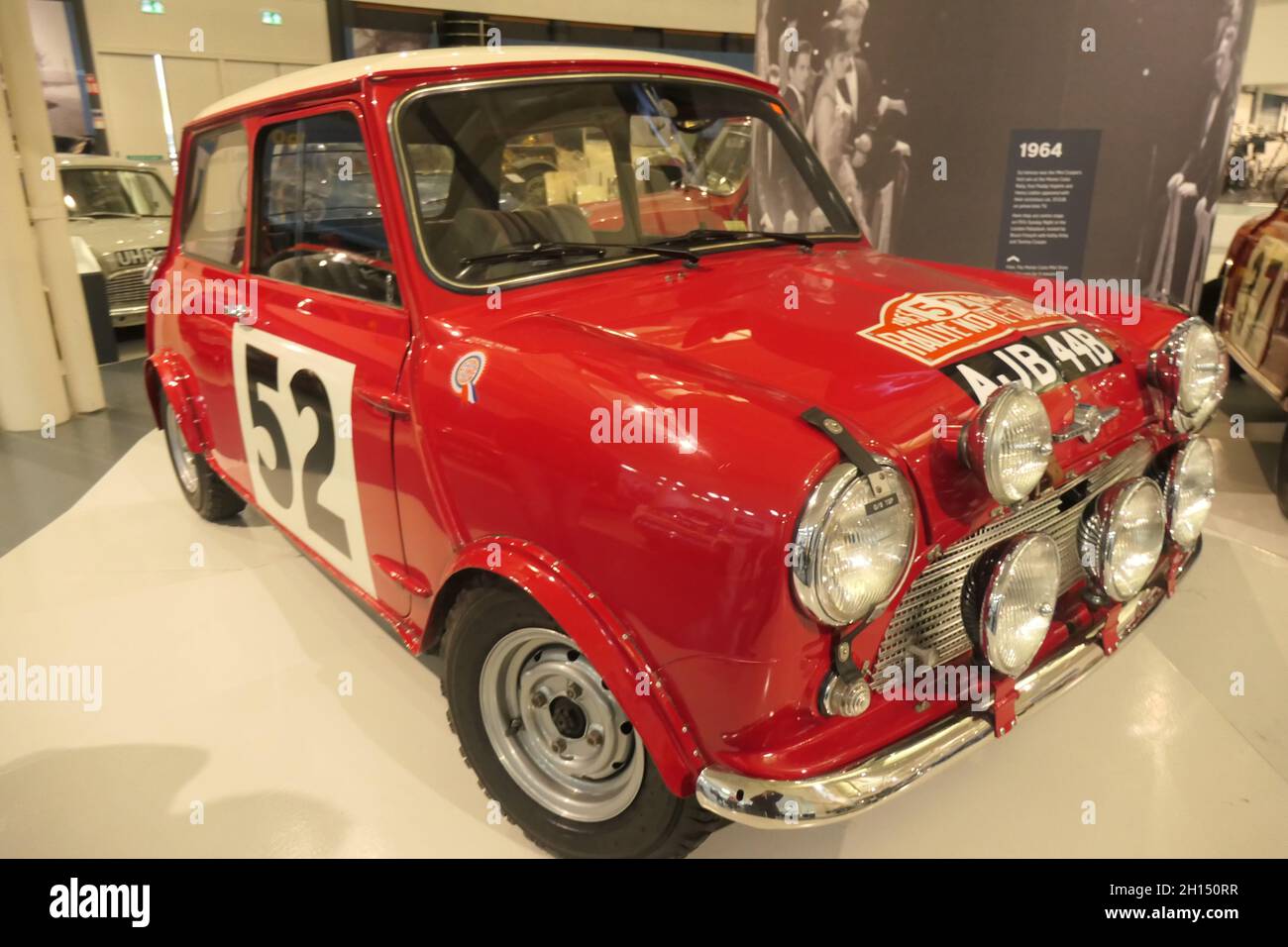 Mini Cooper S RAC rally car winner of the Monte Carlo Rally driven by ...
