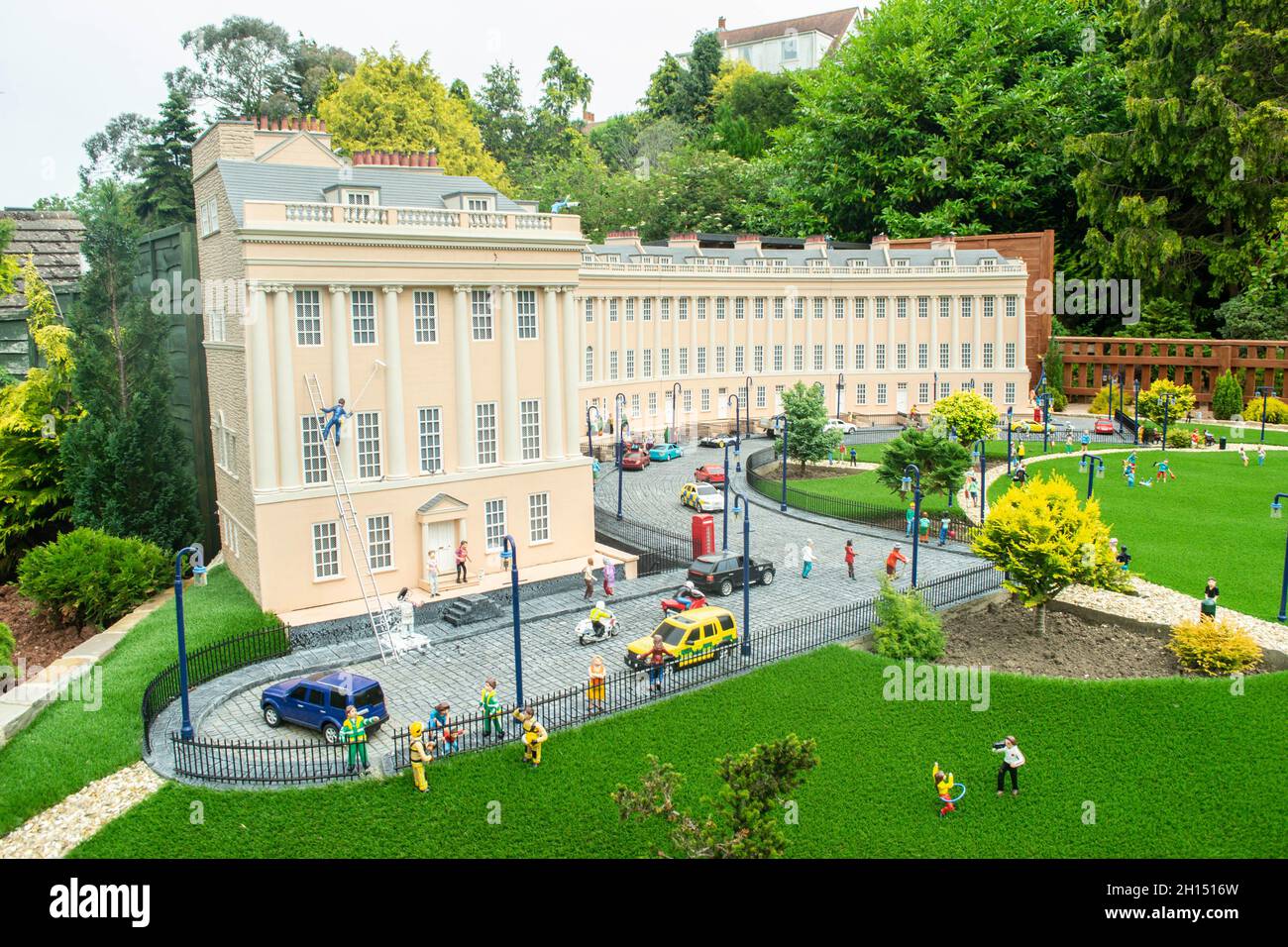 BABBACOMBE, TORQUAY, ENGLAND- 26 June 2021: Babbacombe Model Village in ...
