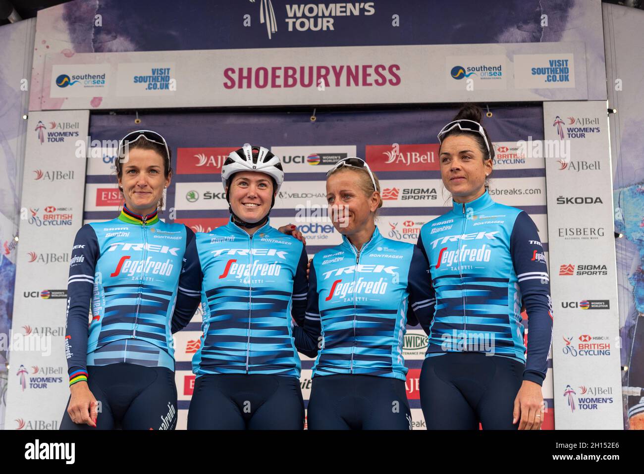 Lizzie Deignan, Chloe Hosking, Trixi Worrack, Audrey Cordon-Ragot of ...