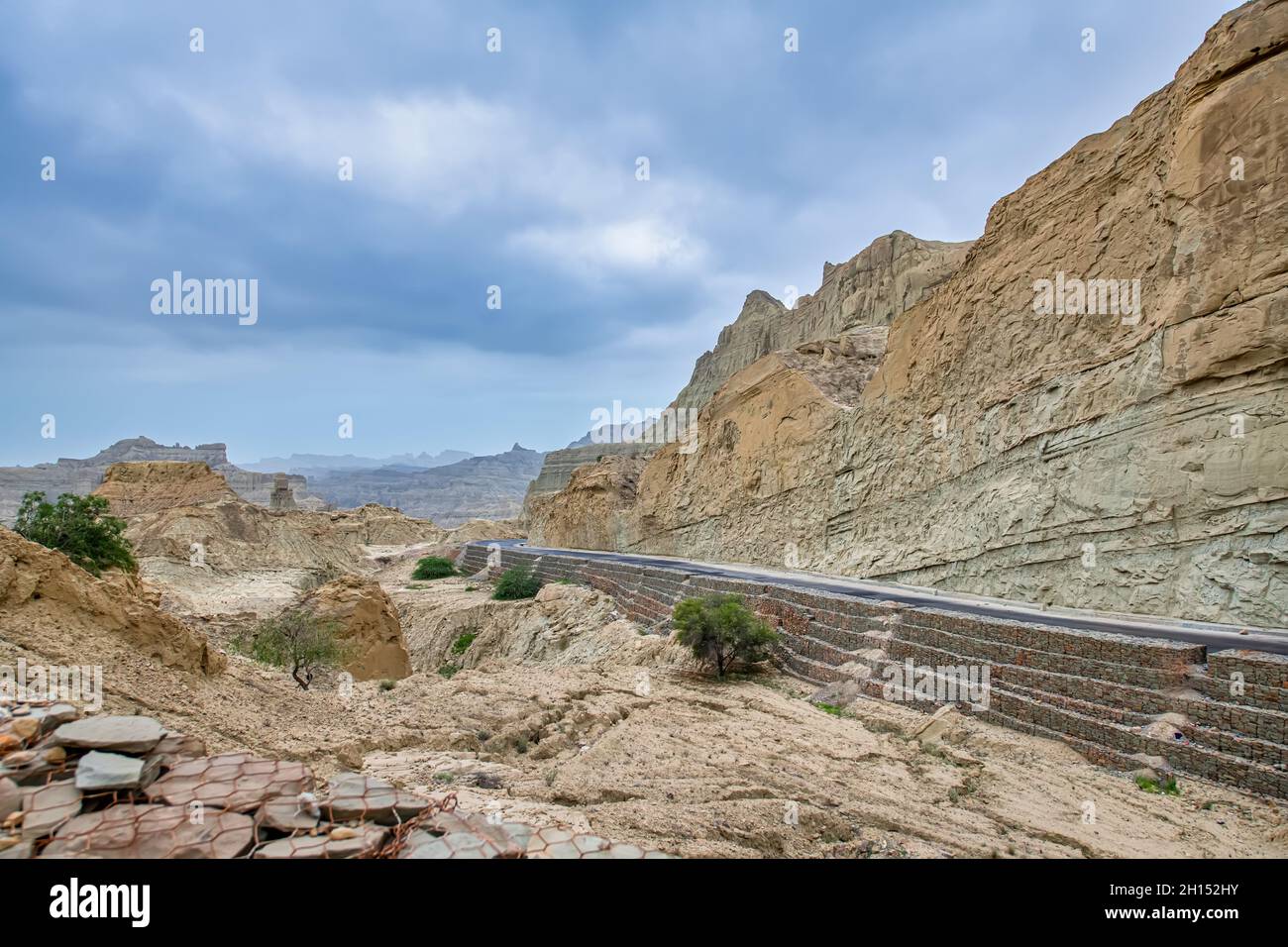 Makran Coastal Highway along Pakistan's Arabian Sea coast from Karachi ...