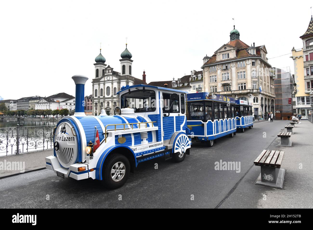 Lucerne, Switzerland tourist city train Stock Photo - Alamy