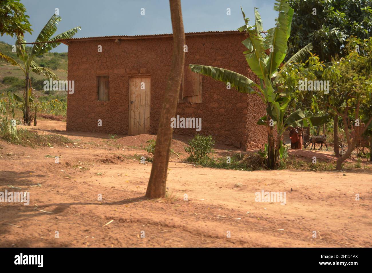 Traditional rural house in Rwanda, East Africa Stock Photo - Alamy