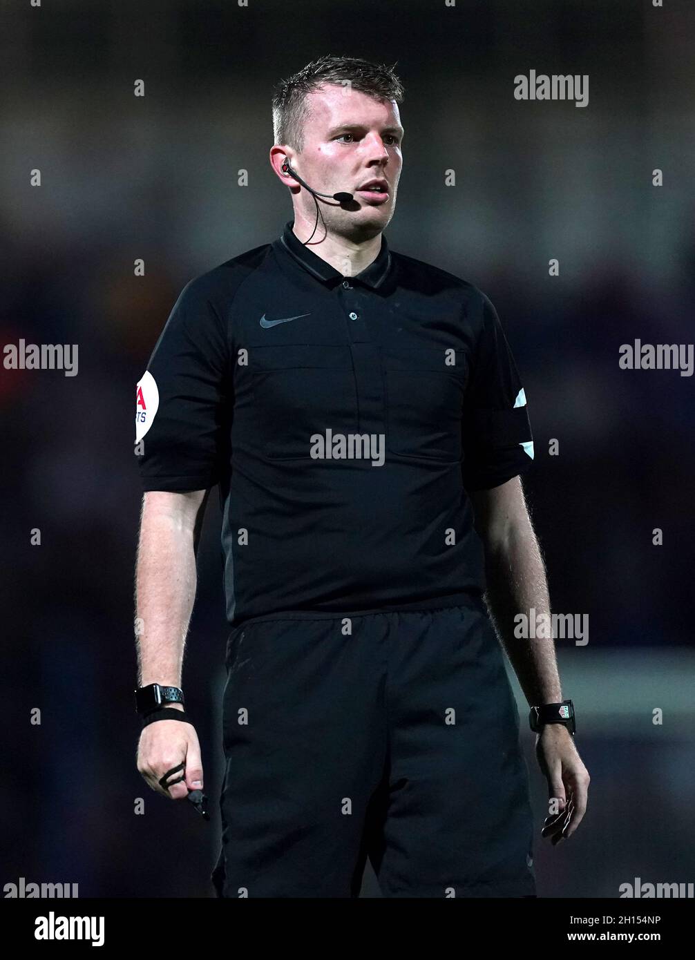 Referee Sam Barrott during the U20 International Friendly at the ...