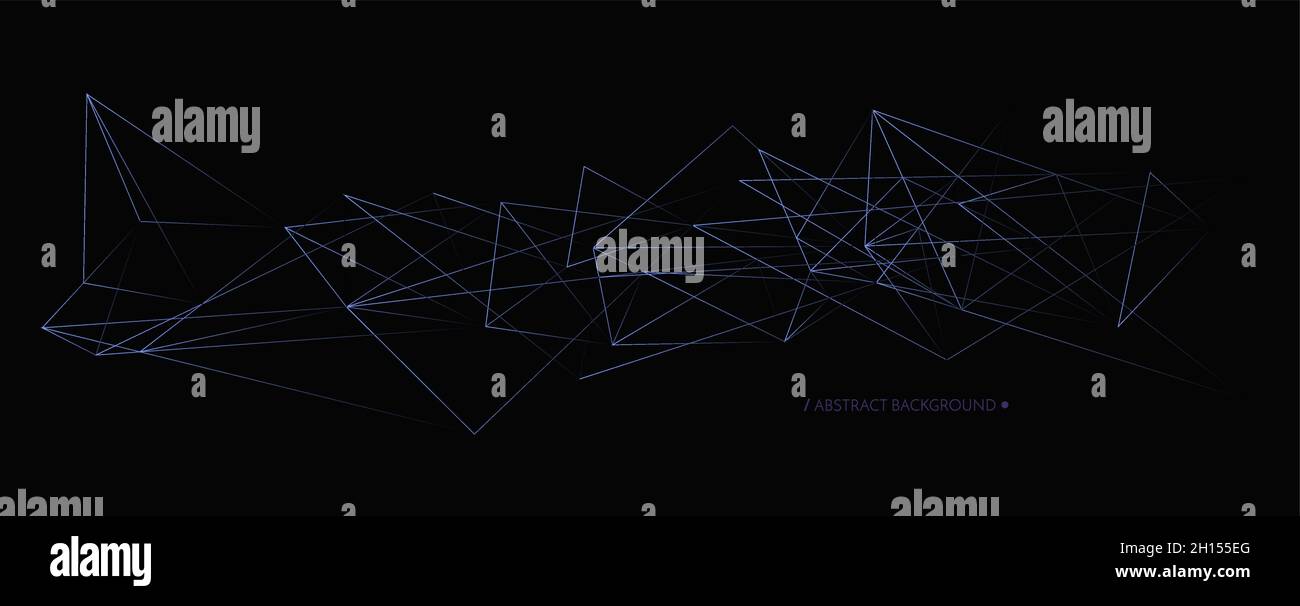 Connection background. Network concept with dots and lines. Vector ...