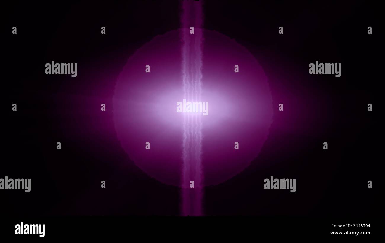 light flare ray pink lens illustration render Stock Photo - Alamy