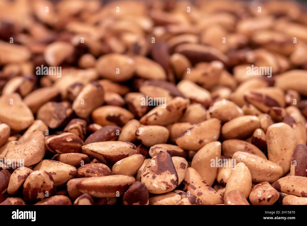texture of peeled brazilian nuts without shell, natural background ...
