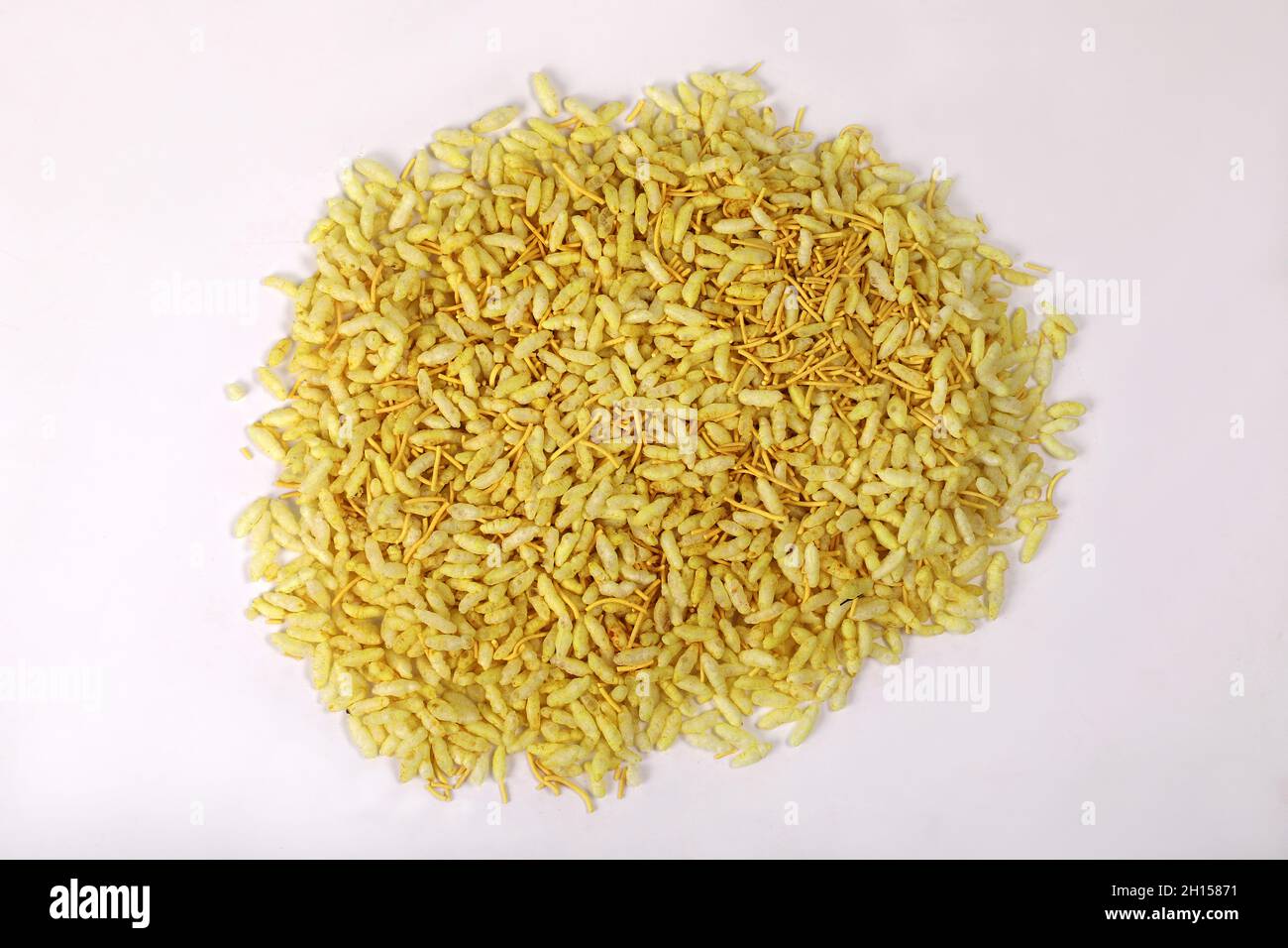 Sev Mamra is an Indian snack. It is a mixture of spicy dry ingredients ...