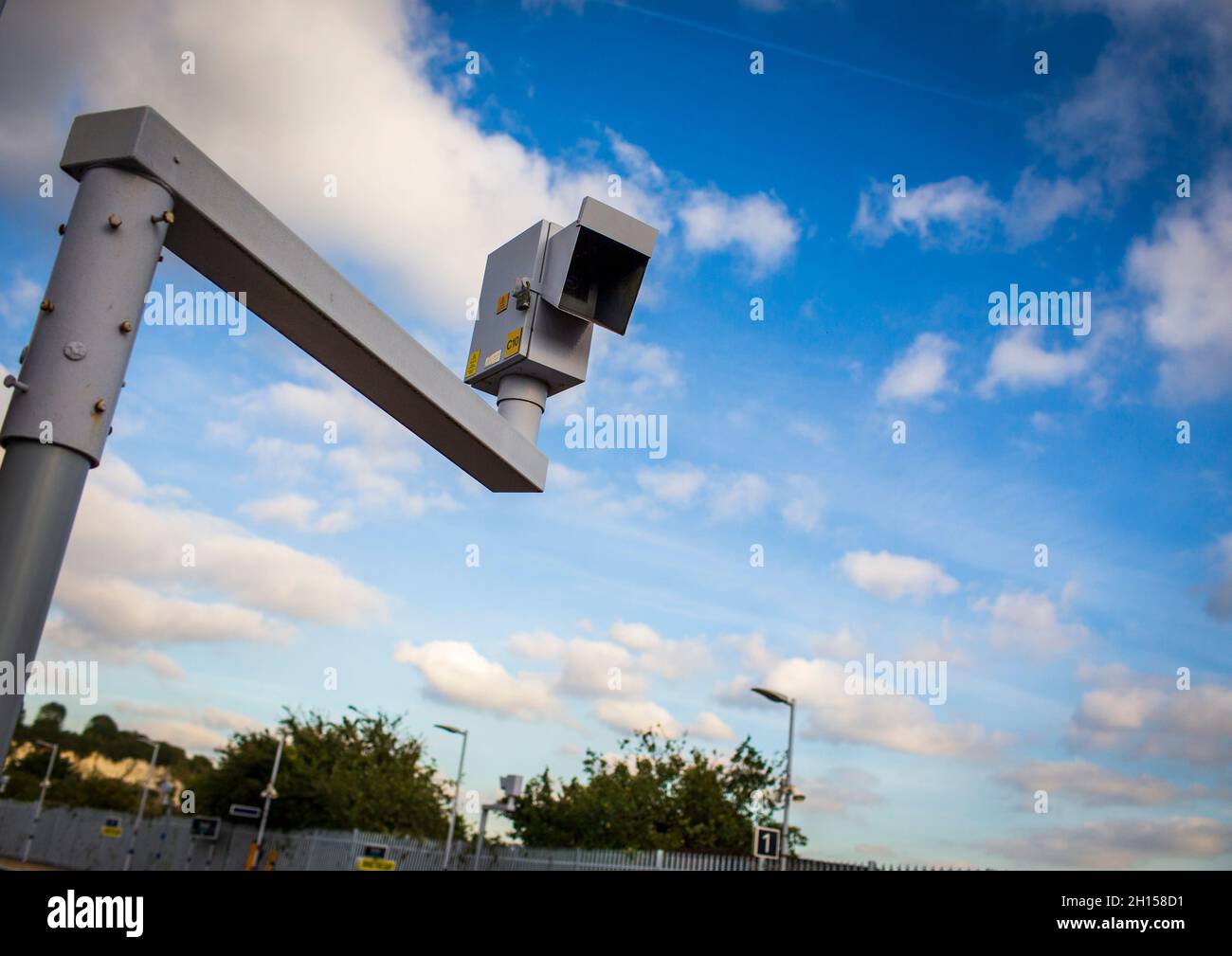 Cctv at a train station hi-res stock photography and images - Alamy