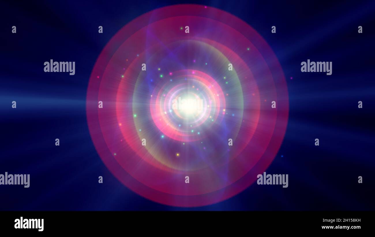 atom light ray glow abstract, 3d render illustration Stock Photo - Alamy