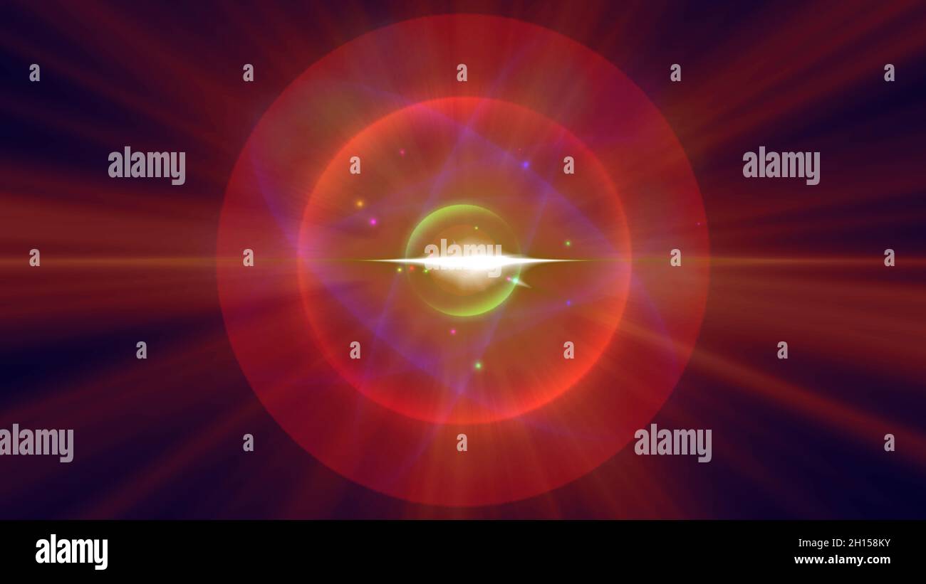 atom light ray glow abstract, 3d render illustration Stock Photo - Alamy