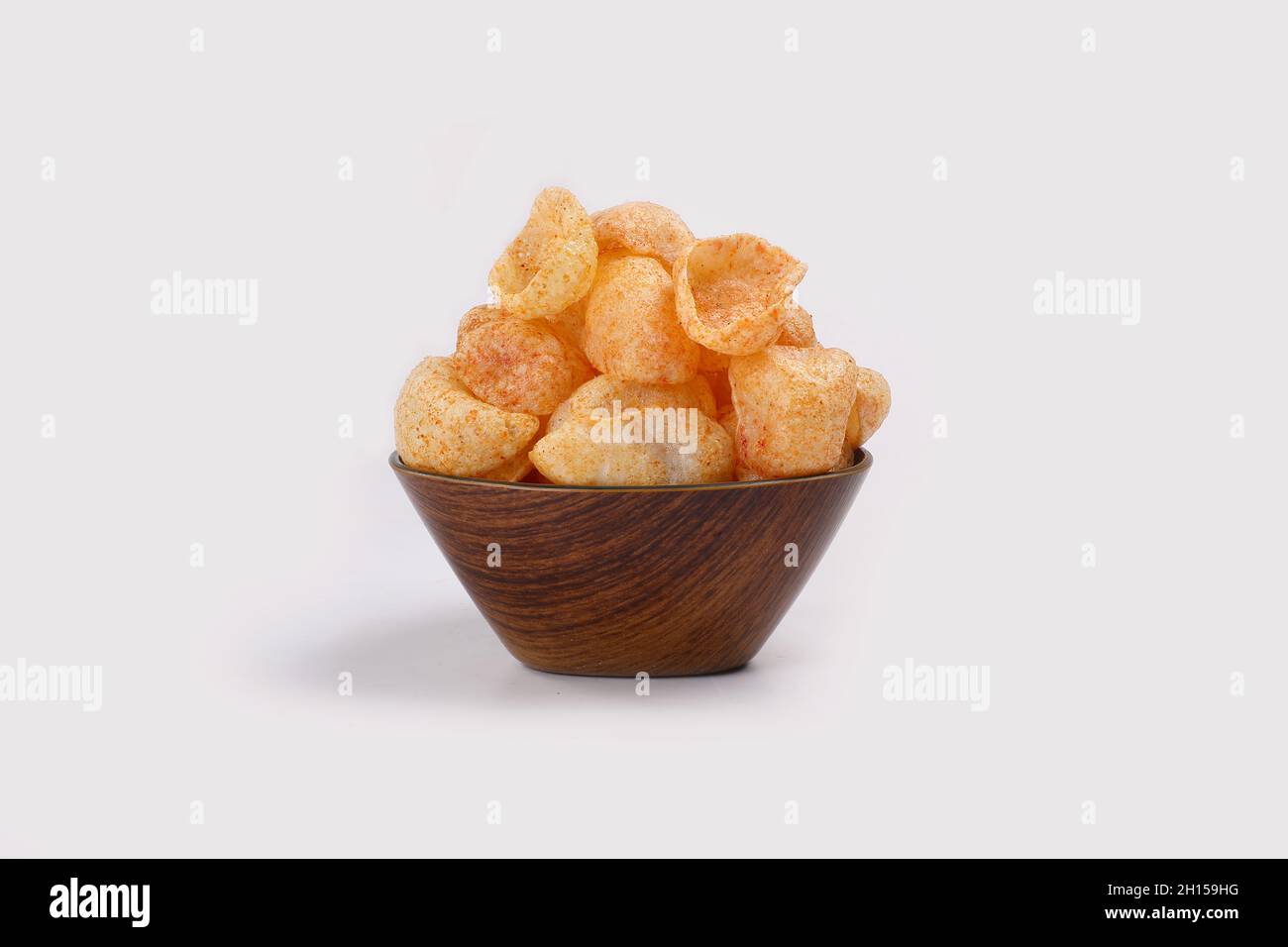 Fried and Spicy Moon Cup, Vatka, Katori, Moon Chips, Snacks or Fryums ...
