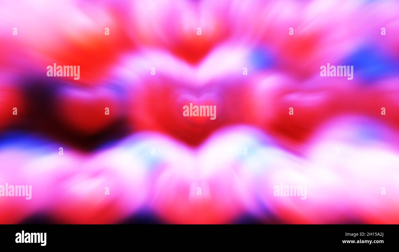 Colorful light abstract hearts background illustration render Stock ...