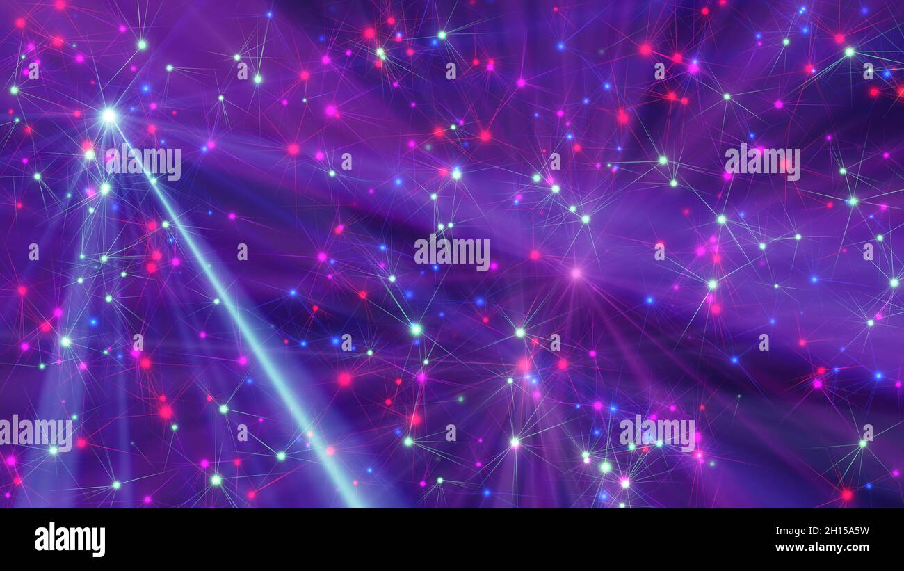 laser ray light neon rays illustration render Stock Photo - Alamy