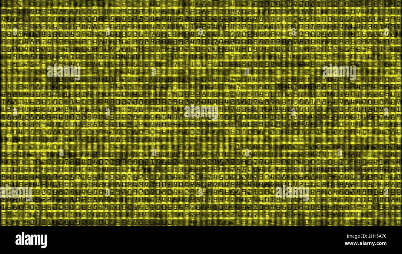 Abstract background, digital data matrix, illustration render Stock ...