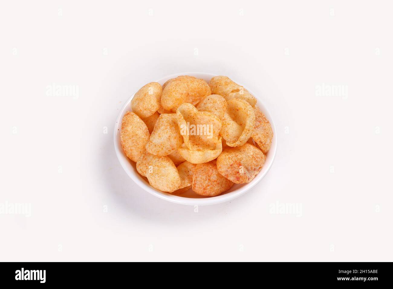 Fried and Spicy Moon Cup, Vatka, Katori, Moon Chips, Snacks or Fryums ...