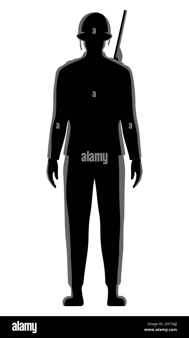 Soldier Silhouette Ww2