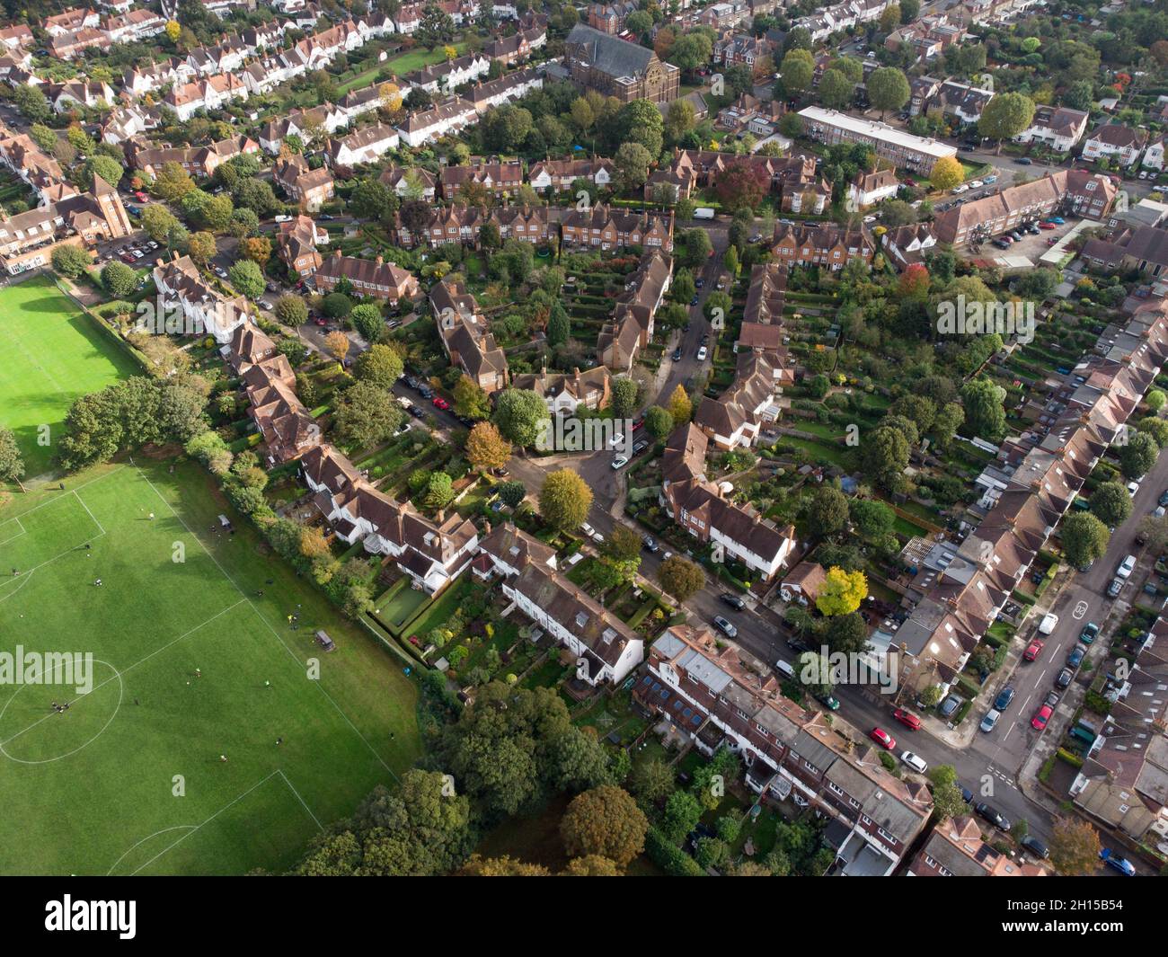 Brentham garden suburb hi-res stock photography and images - Alamy