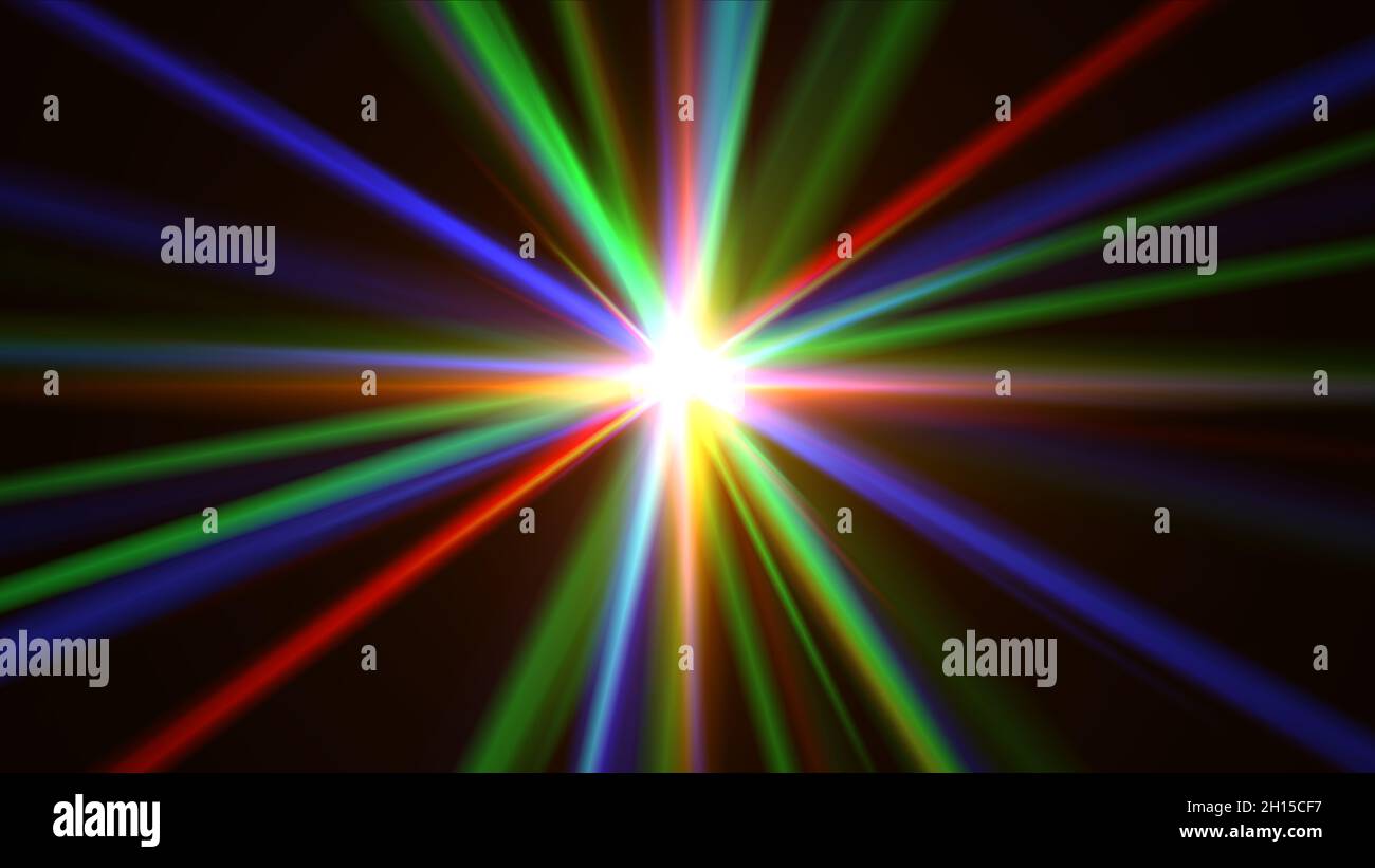 light effect abstract star burst flash laser beam ray illustration ...