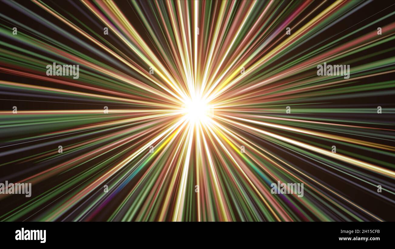 light effect abstract star burst flash laser beam ray illustration ...
