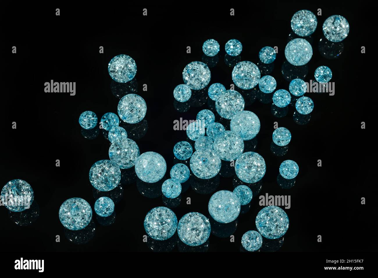 Blue balls on black hi-res stock photography and images - Alamy