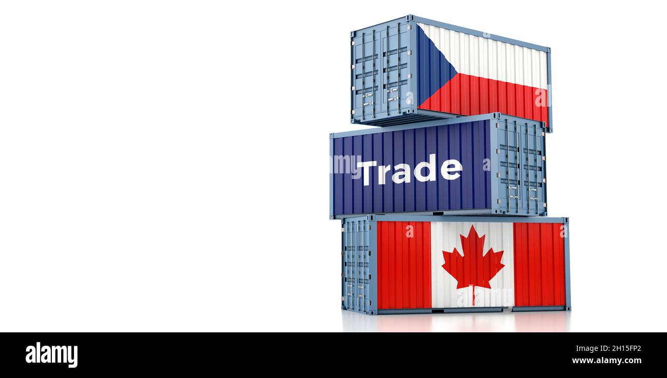 Czech canada flag hi-res stock photography and images - Alamy