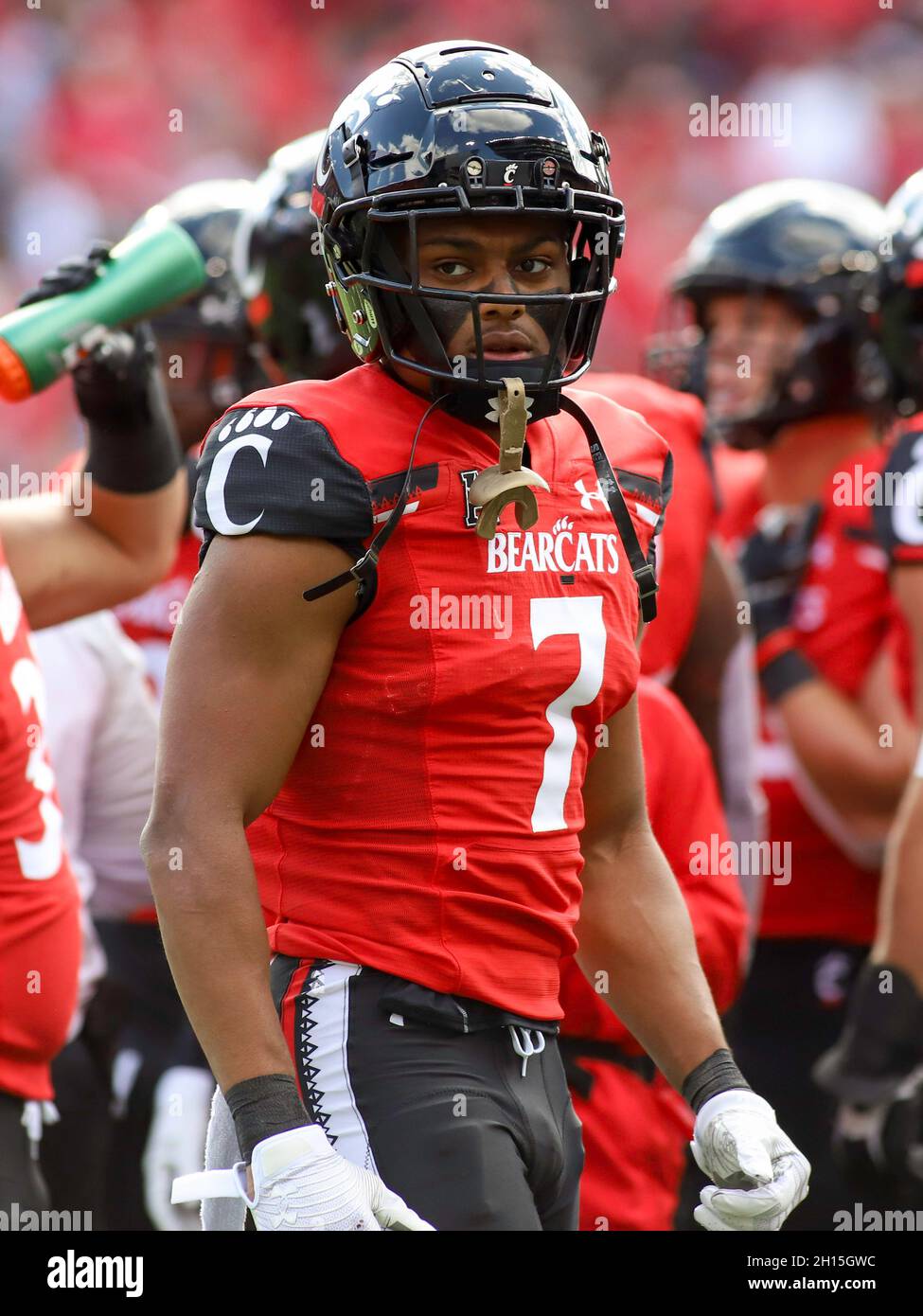 October 16, 2021: Cincinnati's Coby Bryant during an NCAA football game ...