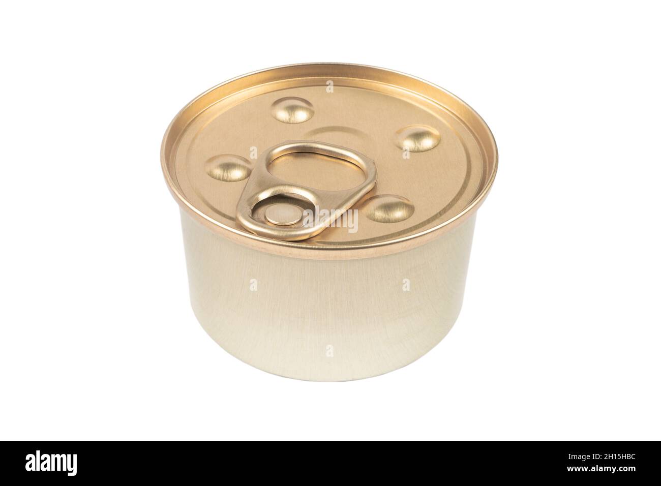 Top view close up photo of aluminium can isolated on white background ...