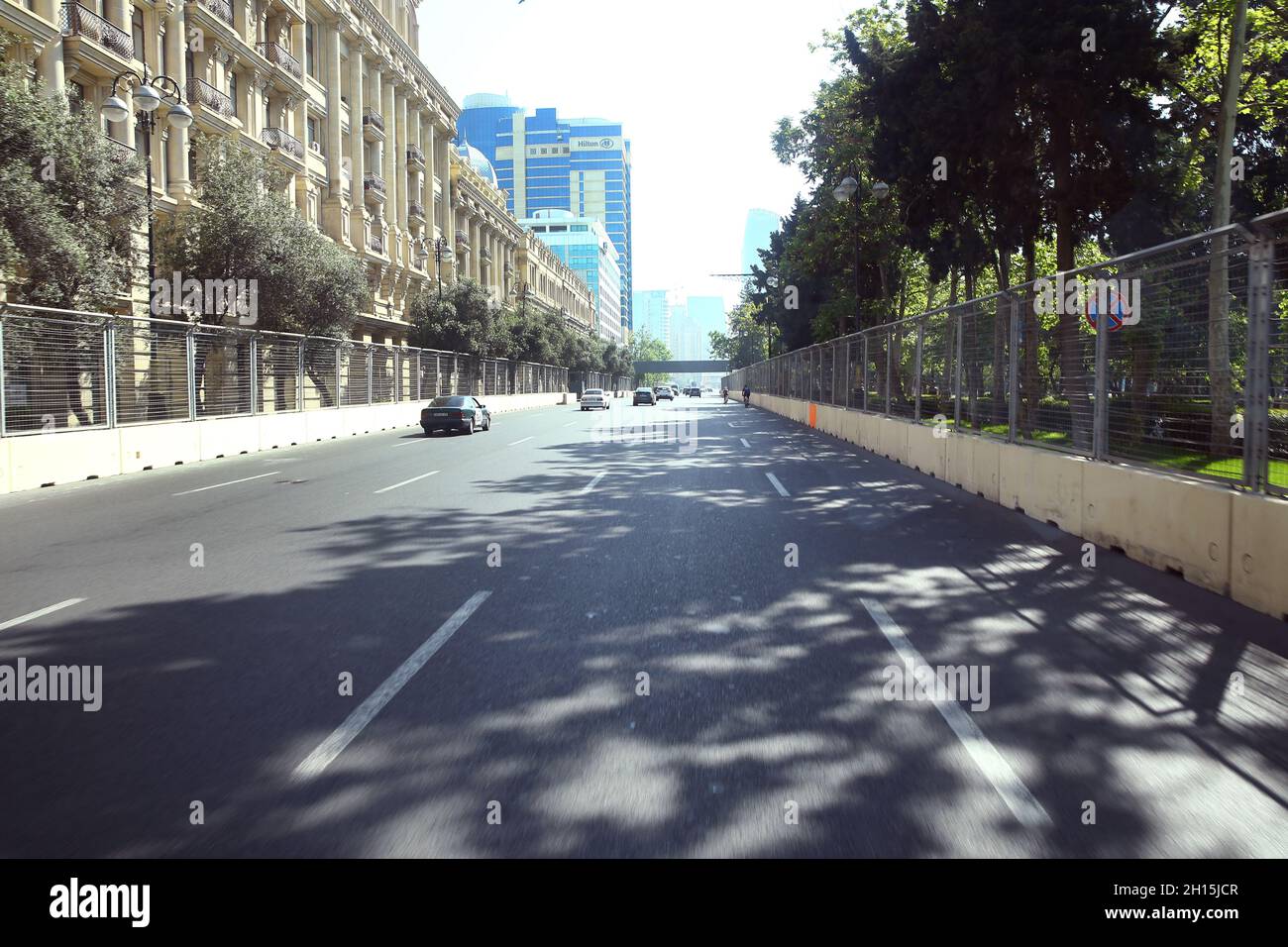 Baku city circuit view hi-res stock photography and images - Alamy