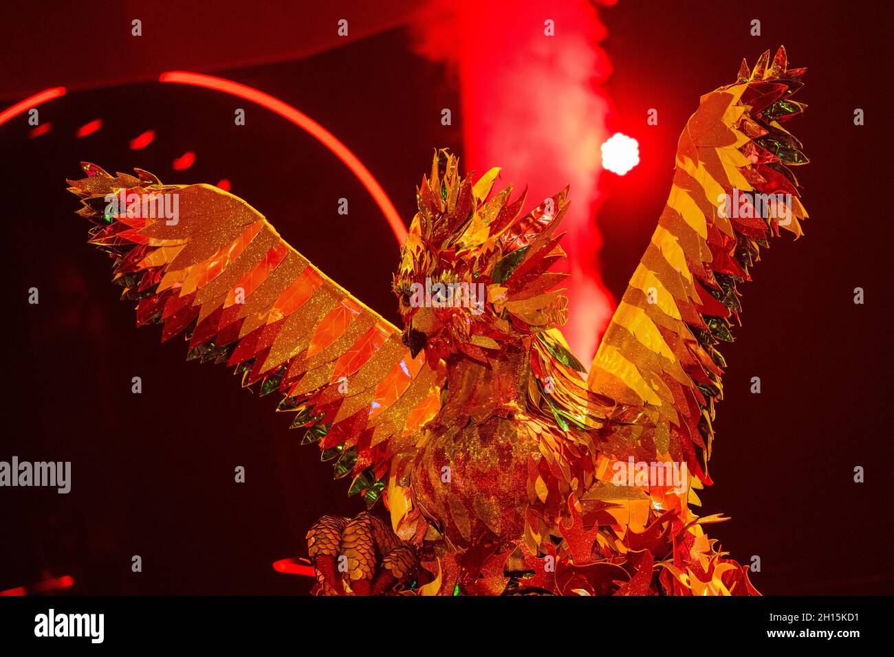 Cologne, Germany. 16th Oct, 2021. The character "The Phoenix" is on ...