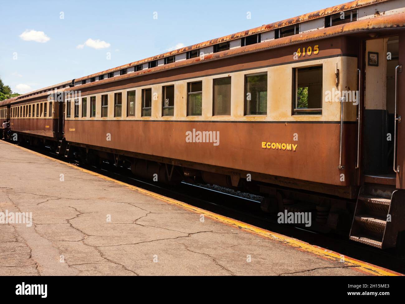 Apartheid era the vintage train carts of the Rhodesian railways in the ...