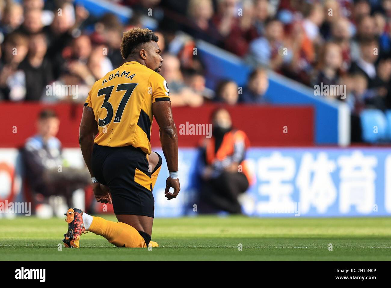 Birmingham, UK. 16th Oct, 2021. Adama Traore #37 of Wolverhampton ...