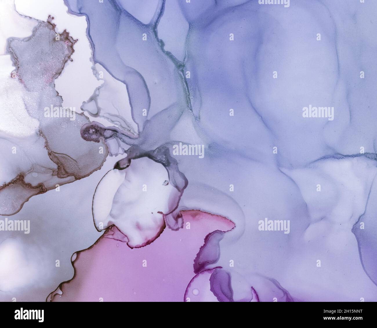 Ethereal Water Pattern. Alcohol Ink Wash Stock Photo - Alamy