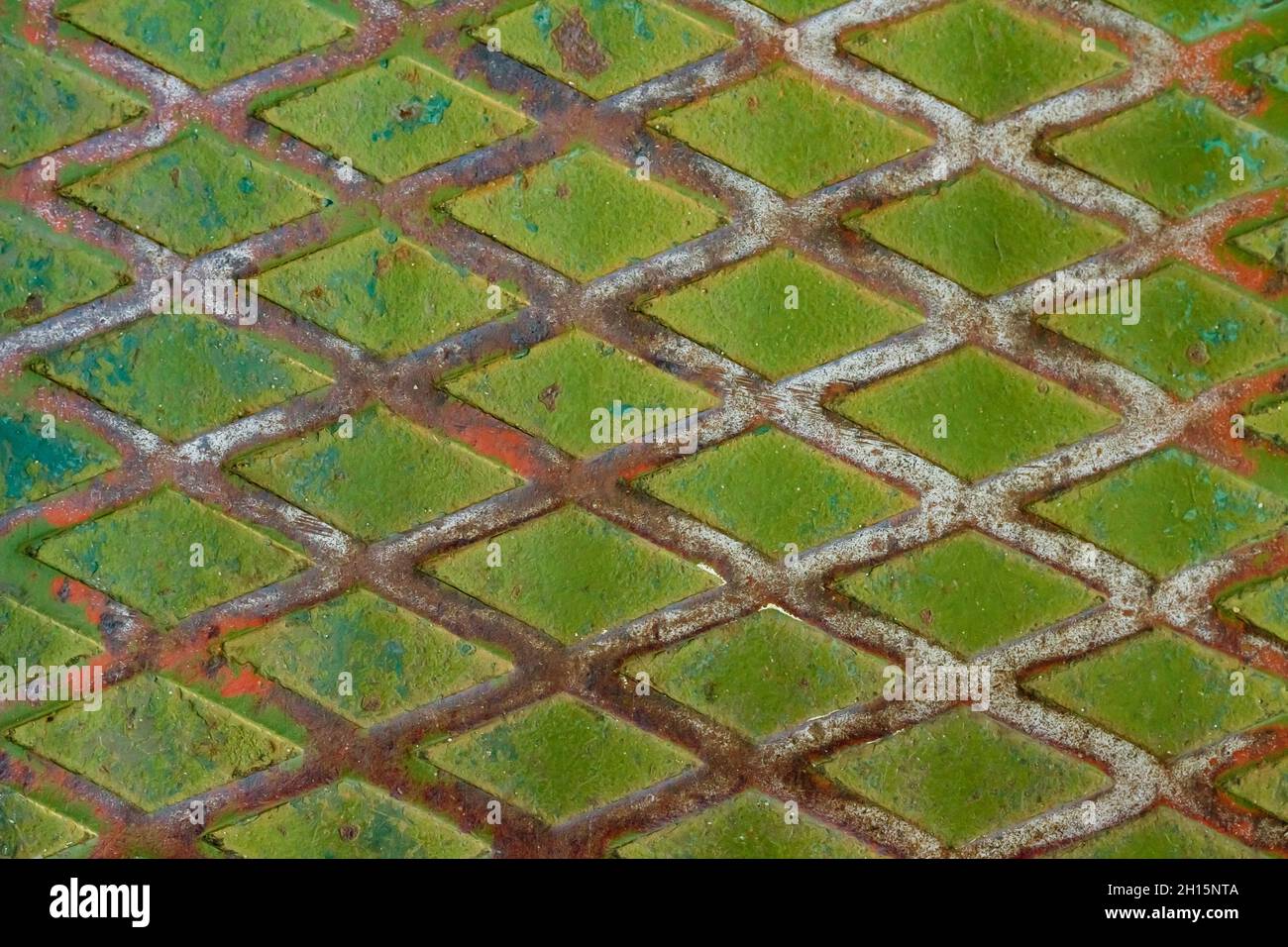 Photo of old and rusty military vehicle armored surface floor plate Stock Photo - Alamy