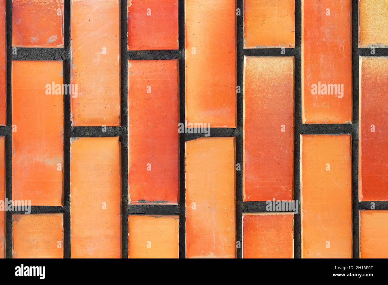 Photo texture of red colored brick wall tile surface Stock Photo - Alamy