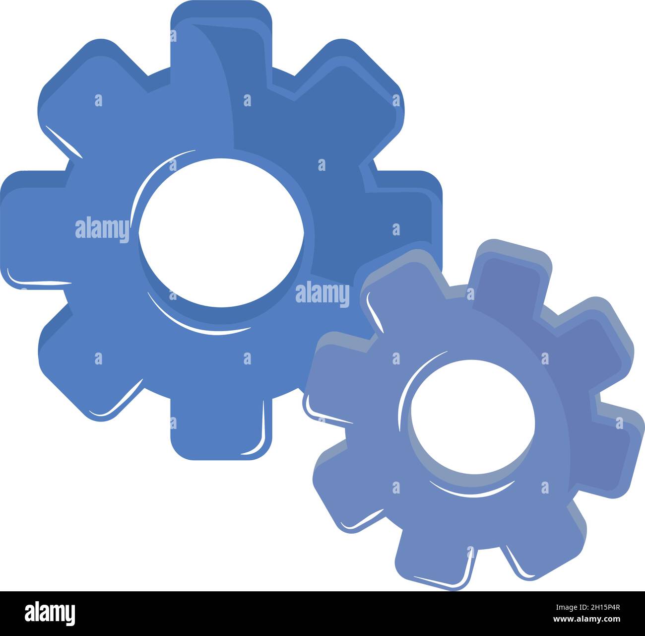 gears setting vector Stock Vector Image & Art - Alamy