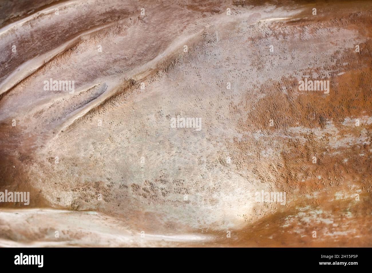 Close-up photo texture of copper or bronze statue material Stock Photo ...