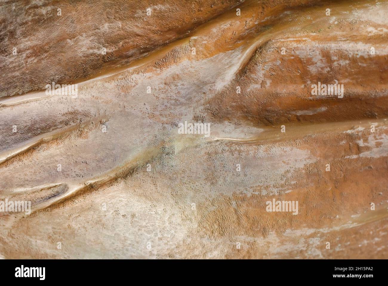 Close-up photo texture of copper or bronze statue material Stock Photo ...