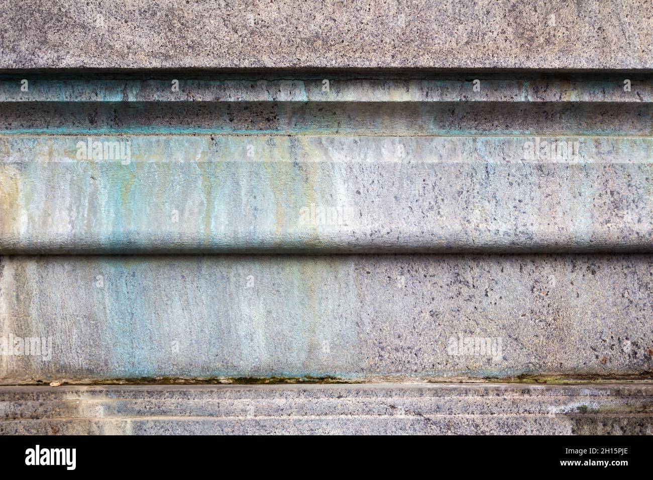 Texture photo of worn and stained concrete wall surface with borders ...