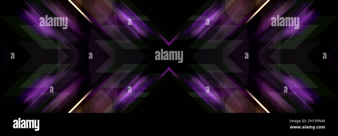 Illustration of luminous lines of an oblique cross as an abstract ...