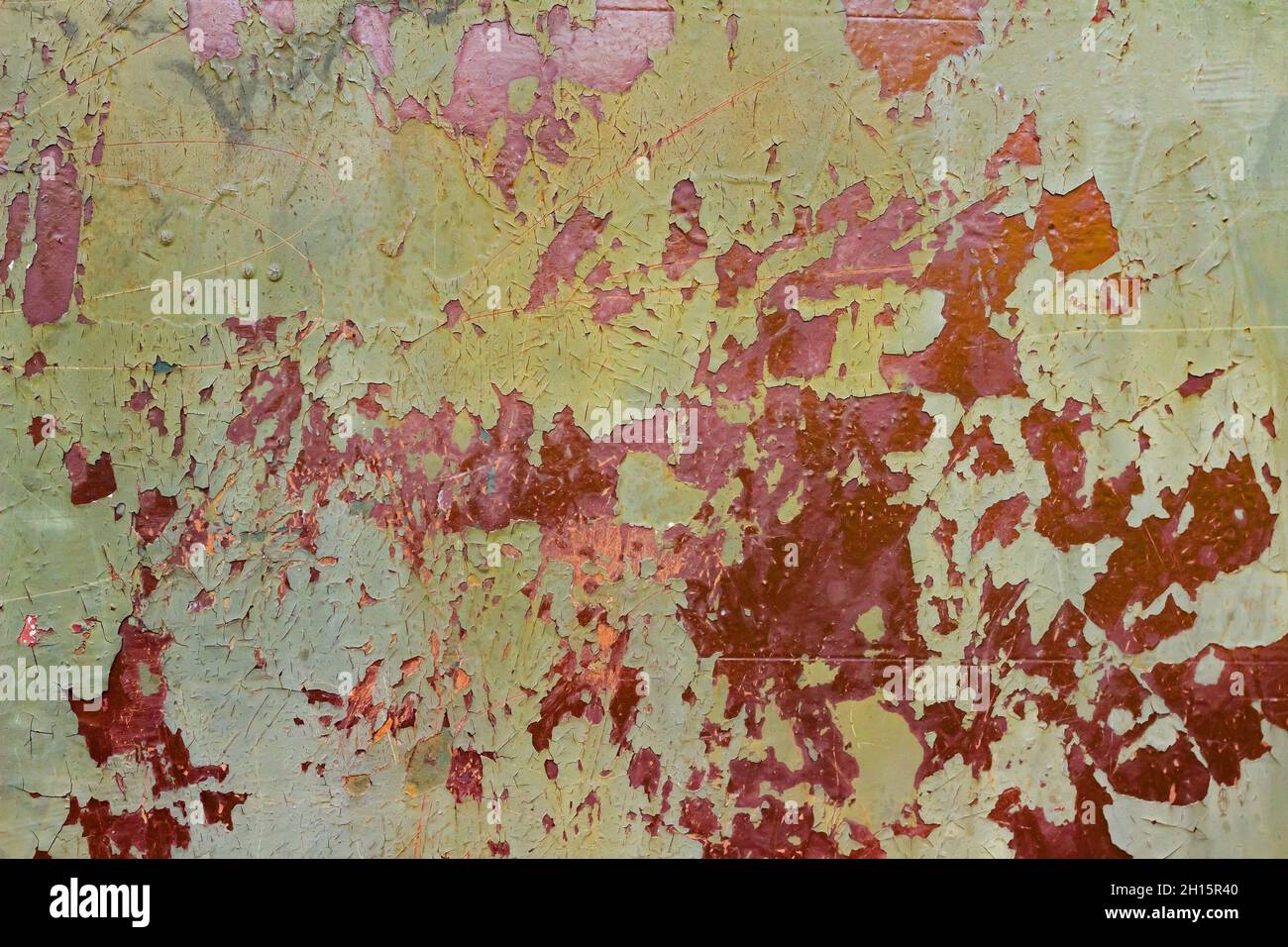 Photo of old and rusty green colored military vehicle armored surface plate Stock Photo - Alamy