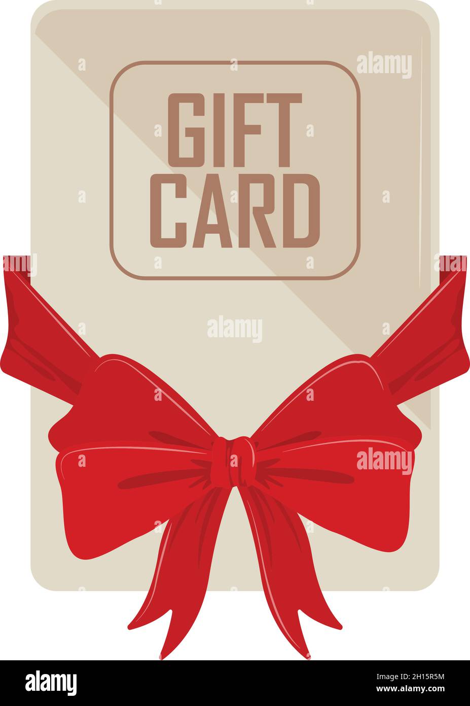wrapped gift card Stock Vector Image & Art - Alamy