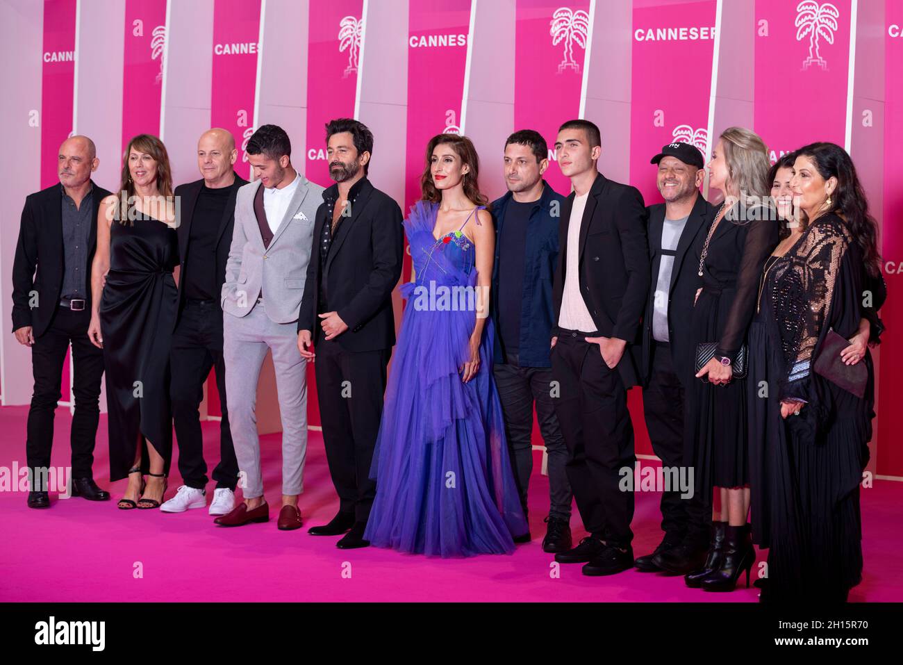 Cannes, France, 11 October 2021, TAWFIK ABU WAEL, SHANI COHEN, YANIV ...